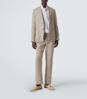 Sunspel Linen Blazer