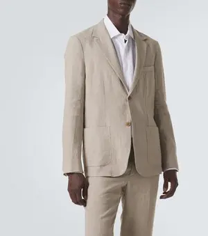 Sunspel Linen Blazer