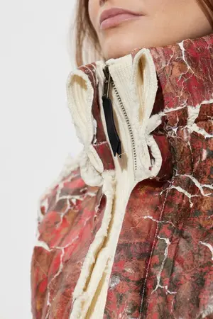 MAISON MARGIELA Vintage Effect Leather Jacket