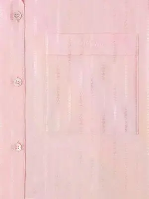 Versace Greca Jacquard Cotton Silk Shirt