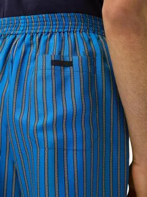 Versace Printed Silk Twill Shorts