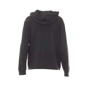 Brunello Cucinelli Cotton And Silk Interlock Hooded Top With Zipper Pull