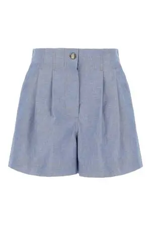 MONCLER MONCLER GRENOBLE Pleated Shorts With Logo Detail