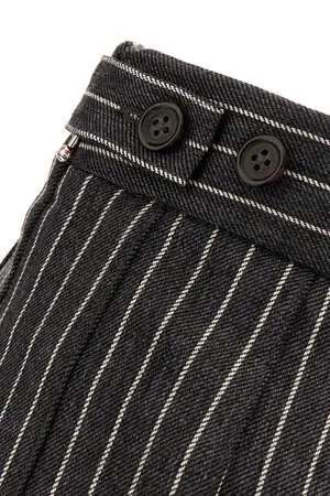 Thom Browne Striped Pleated Skirt
