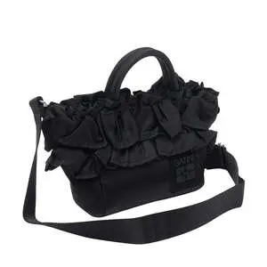 GANNI Ruffle Mini Shopping Bag