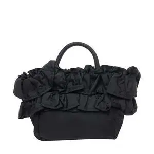 GANNI Ruffle Mini Shopping Bag