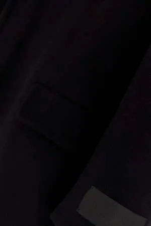 Valentino Garavani Black Wool Blend Coat