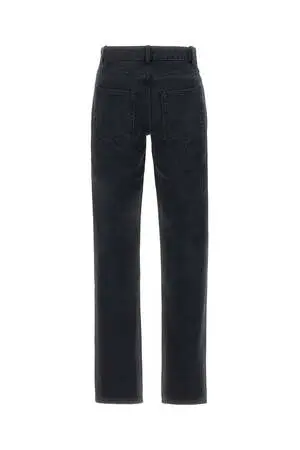 ANN DEMEULEMEESTER Straight Leg Jeans With Belt Detail