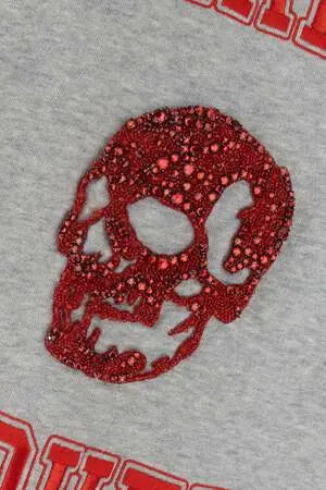 Alexander McQueen Embellished Skull Sweatshirt