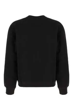 Valentino Garavani Black Sweatshirt With Red Logo