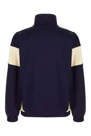Valentino Garavani Zip-up Sweatshirt With Stand Collar