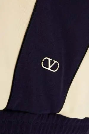 Valentino Garavani Zip-up Sweatshirt With Stand Collar