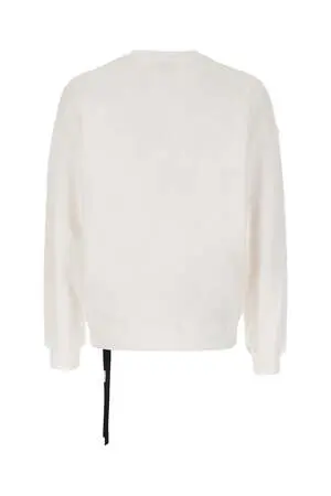 ANN DEMEULEMEESTER Long Sleeve Crewneck Sweatshirt With Graphic Detail