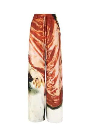 Alexander McQueen Printed Trousers