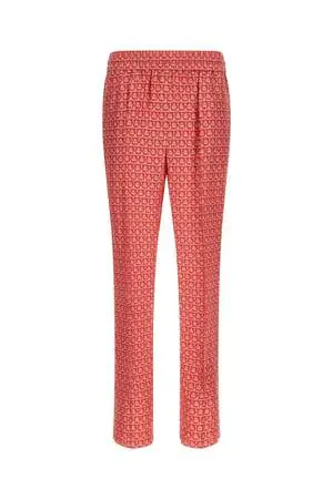 FERRAGAMO Gancini Monogram Trousers