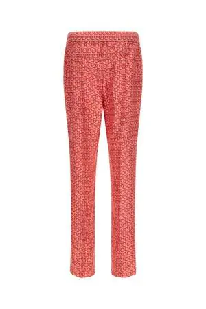 FERRAGAMO Gancini Monogram Trousers