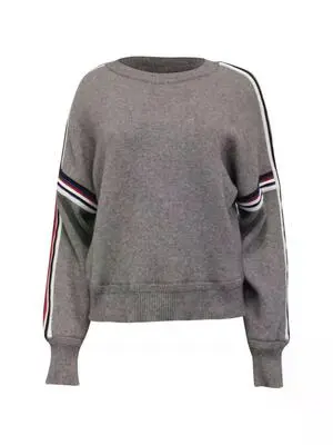 ISABEL MARANT VINTAGE Kao Striped Sleeve Sweater - Grey