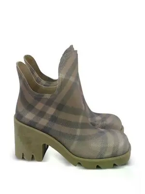 Burberry Check Print Boots