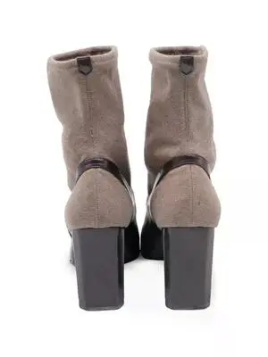 SERGIO ROSSI Two-toned Ankle Boots
