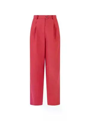 Rosie Assoulin Cotton Pleated Trousers