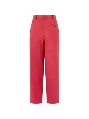 Rosie Assoulin Cotton Pleated Trousers