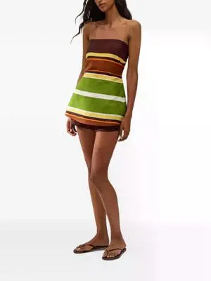 Faithfull The Brand Miel Striped Drawstring Shorts