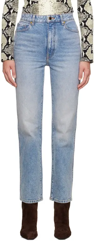 Khaite Abigail High Waist Jeans