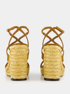JIMMY CHOO Open-toe High-heeled Sandals With Adjustable Ankle Strap