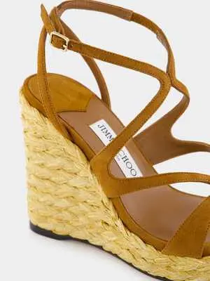 JIMMY CHOO Open-toe High-heeled Sandals With Adjustable Ankle Strap