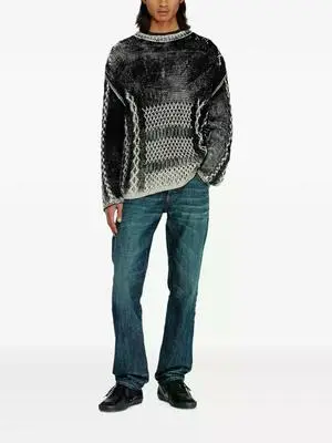 DIESEL® Oval D Cable-knit Sweater