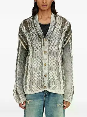 DIESEL® Cable Knit Cardigan