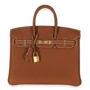 HERMÈS Hermès Gold Togo Birkin 25 GHW