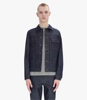 A.p.c. Indigo Denim Work Jacket