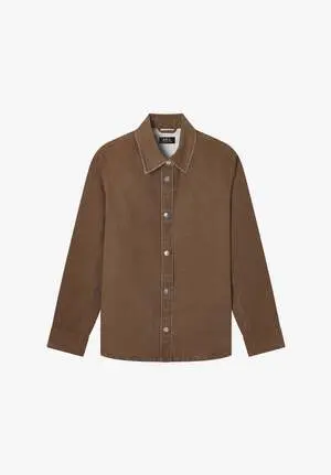 A.p.c. Button-down Jacket - Brown