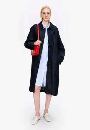 A.p.c. Amy Mac" Denim Coat - Indigo