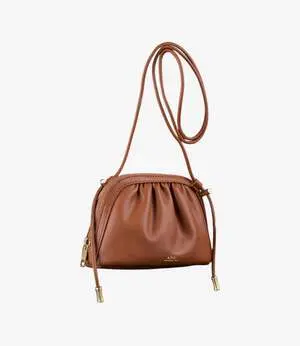 A.p.c. Ninon Small Drawstring Bag - Hazelnut