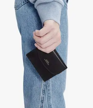A.p.c. Genève Trifold Wallet One Size - Black