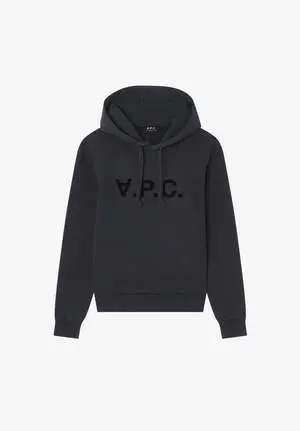 A.p.c. Standard Grand Vpc Hoodie Black - Black / Black