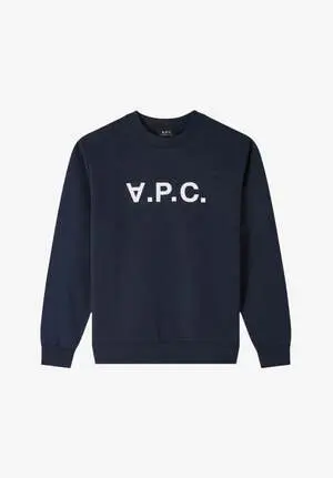 A.p.c. Standard Grand Vpc Sweatshirt Navy Blue - Dark Navy Blue