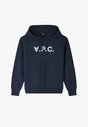 A.p.c. Standard Grand Vpc Hoodie Navy Blue - Dark Navy Blue