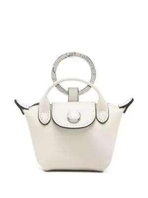 Longchamp Top Handle Keyring - Neutrals