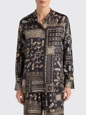Momoni Silk Shirt - Black