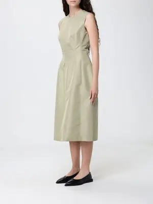 JIL SANDER Sleeveless Crewneck Midi Dress