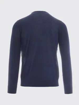 BALLANTYNE Crew Neck Long Sleeve Sweater - Blue