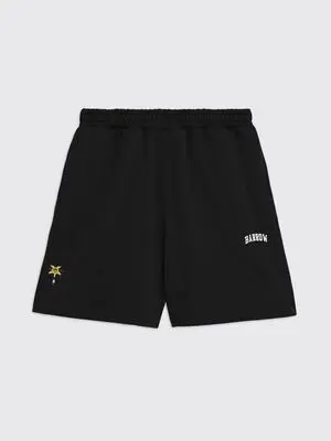 BARROW Solid Color Sports Shorts - Black