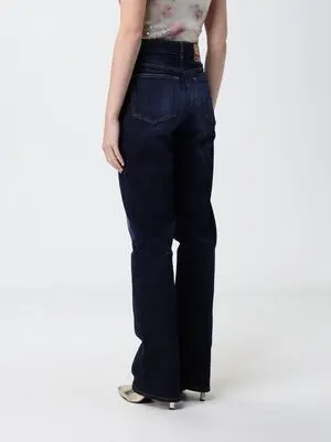 DIESEL® High Rise Straight Leg Jeans - Blue
