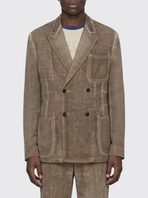 MAISON MARGIELA Double-breasted Blazer - Brown