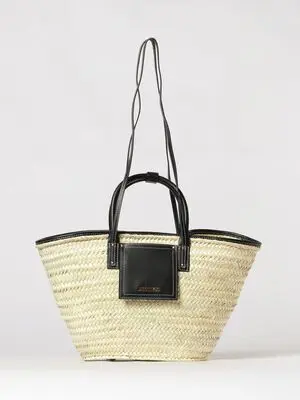 Jacquemus Le Panier Soli Raffia Handbag