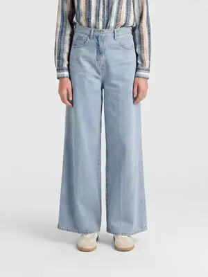 Momoni Wide Leg Jeans - Blue