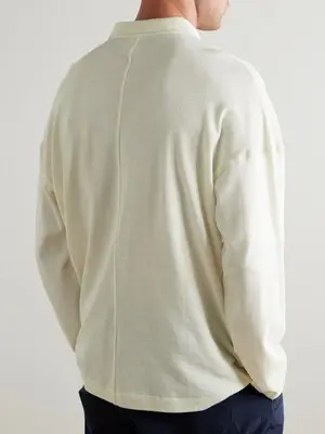 SSAM Cotton And Silk-blend Piqué Rugby Shirt